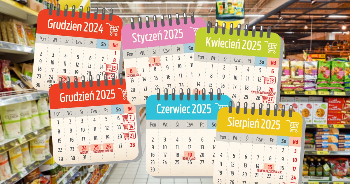 Niedziele handlowe w grudniu. Kiedy sklepy będą otwarte w 2024 i 2025 r.? Lista