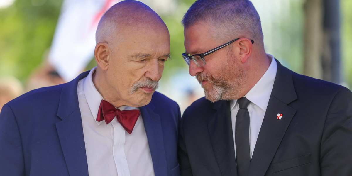 Kobra chce kąsać Konfederację. Nowy plan Janusza Korwin-Mikkego i Grzegorza Brauna - Wiadomości