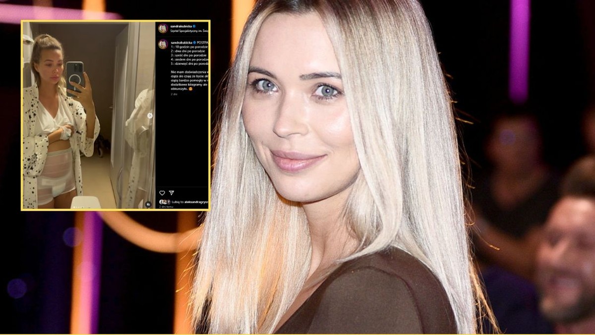 Sandra Kubicka pokazała brzuch po ciąży i wywołała burzę. Położna ...