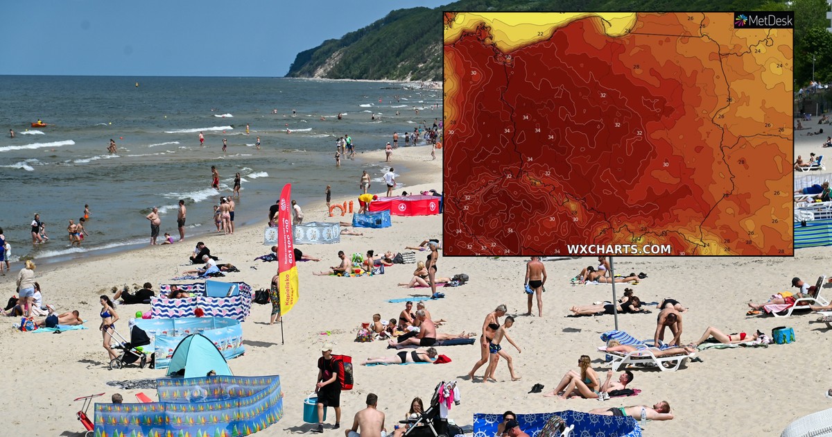 Pogoda na dziś, 15 lipca. Wyjątkowo upalny dzień. Będzie aż 35 st. C ...