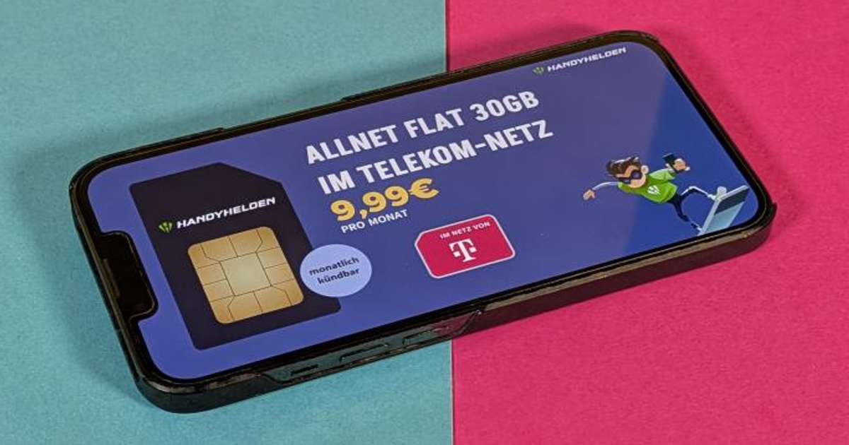 Weiterhin erhältlich: 30 GB Telekom Allnet Flat für 9,99 Euro pro Monat ...