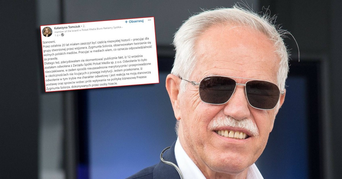 Zwolnienie w imperium Solorza. "Ma charakter odwetowy"