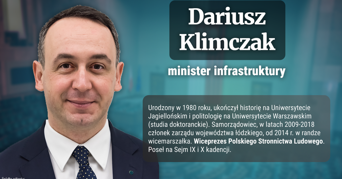 Kim jest Dariusz Klimczak, nowy minister infrastruktury? [BIOGRAM] - GazetaPrawna.pl