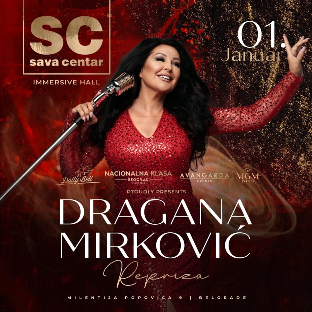 Dragana Mirković u Sava Centru: Najbolji provod za reprizu Nove godine ...
