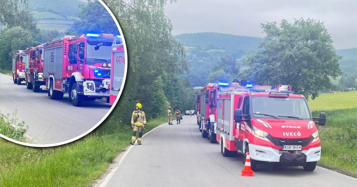 Boże Ciało zakończone tragedią w Ropie. Dramat na drodze i blokada trasy