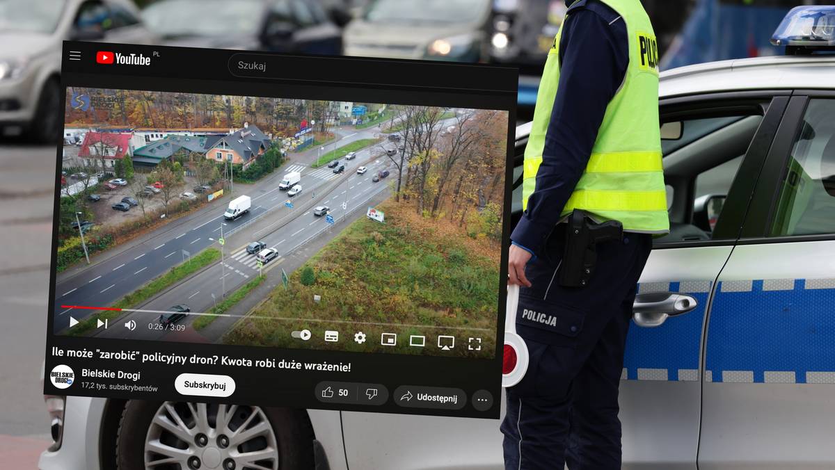 Ile może "zarobić" policyjny dron? Kwota zwala z nóg [WIDEO]