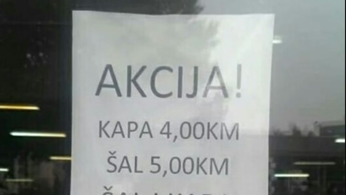 Akcijska ponuda iz Bosne nasmejala ceo region - Blic
