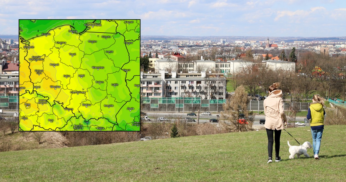 Pogoda na piątek. Duże zmiany. Buchnie ciepłem, a wieczorem przyjdą ...