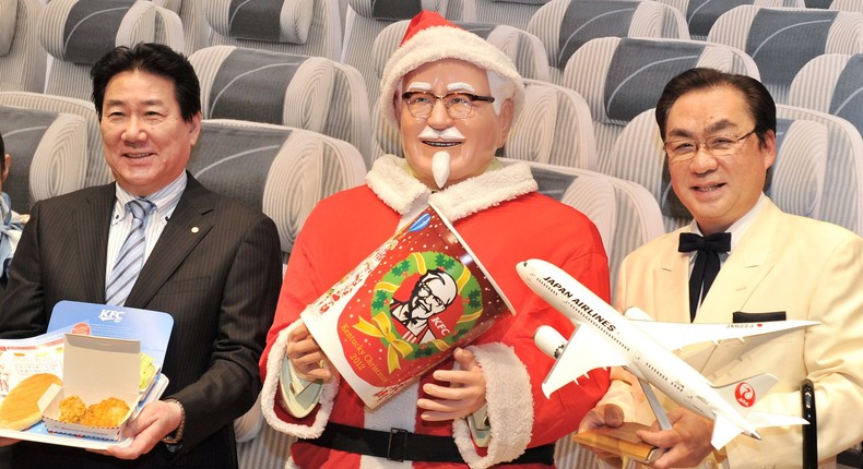 The Man Who Helped Make Eating Kfc At Christmas A Japanese Tradition