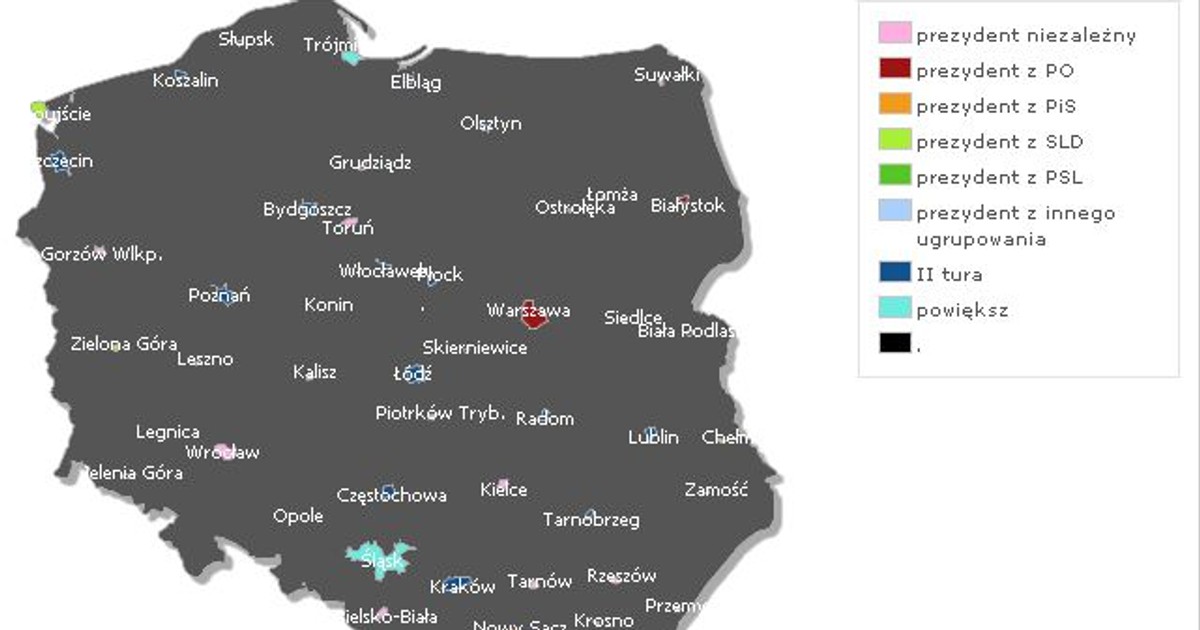Wyniki wyborów samorządowych po II turze - Wiadomości