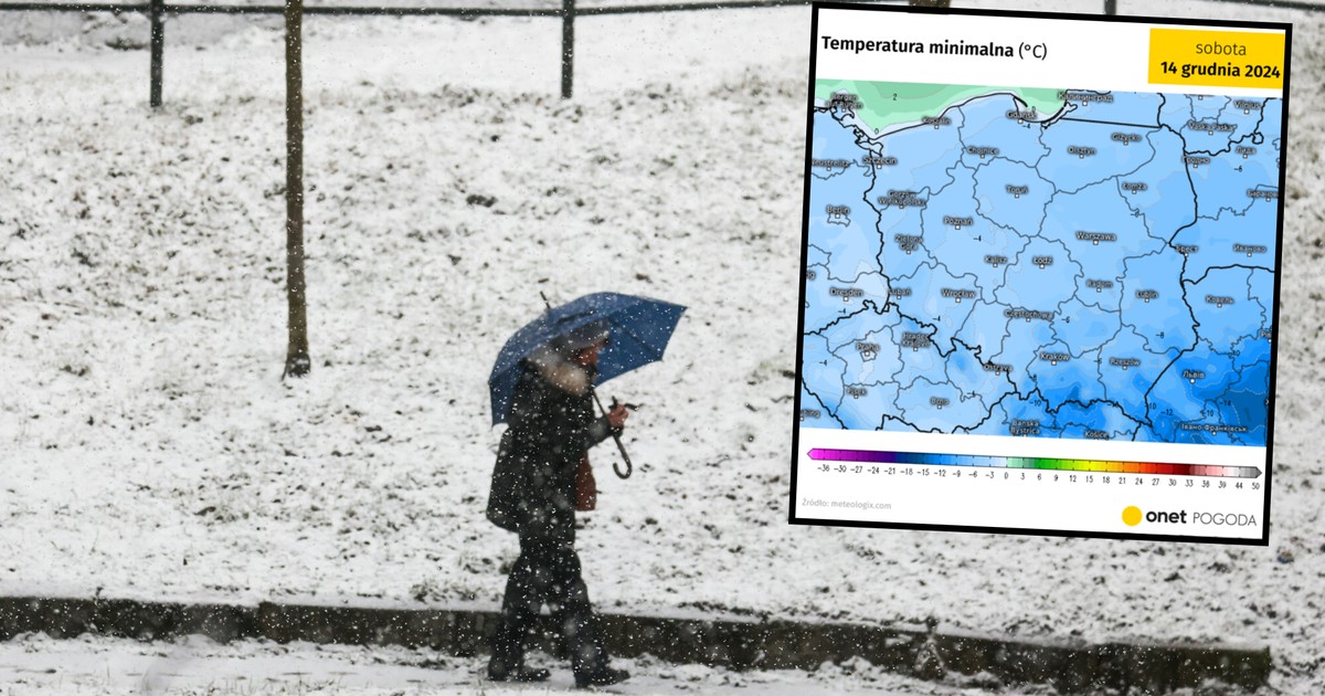 Zima wkracza do Polski. Pojawi się śnieg i będzie nawet -10 st. C ...