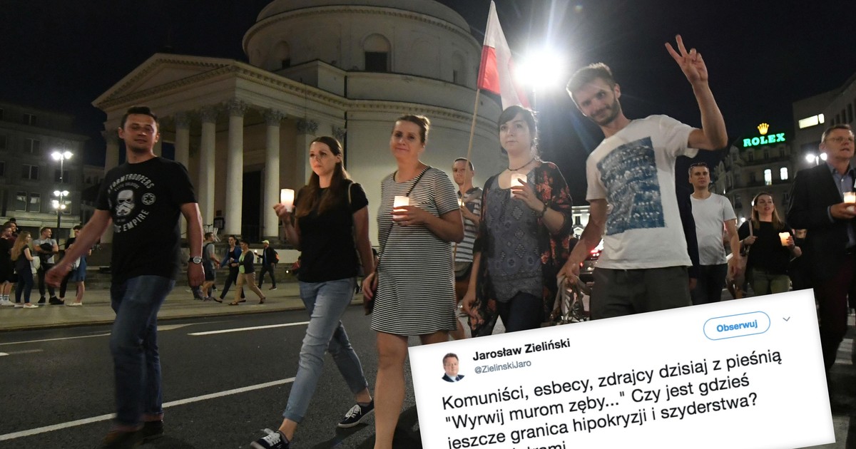 Wiceszef MSW o protestującym suwerenie: Komuniści, esbecy, zdrajcy ...