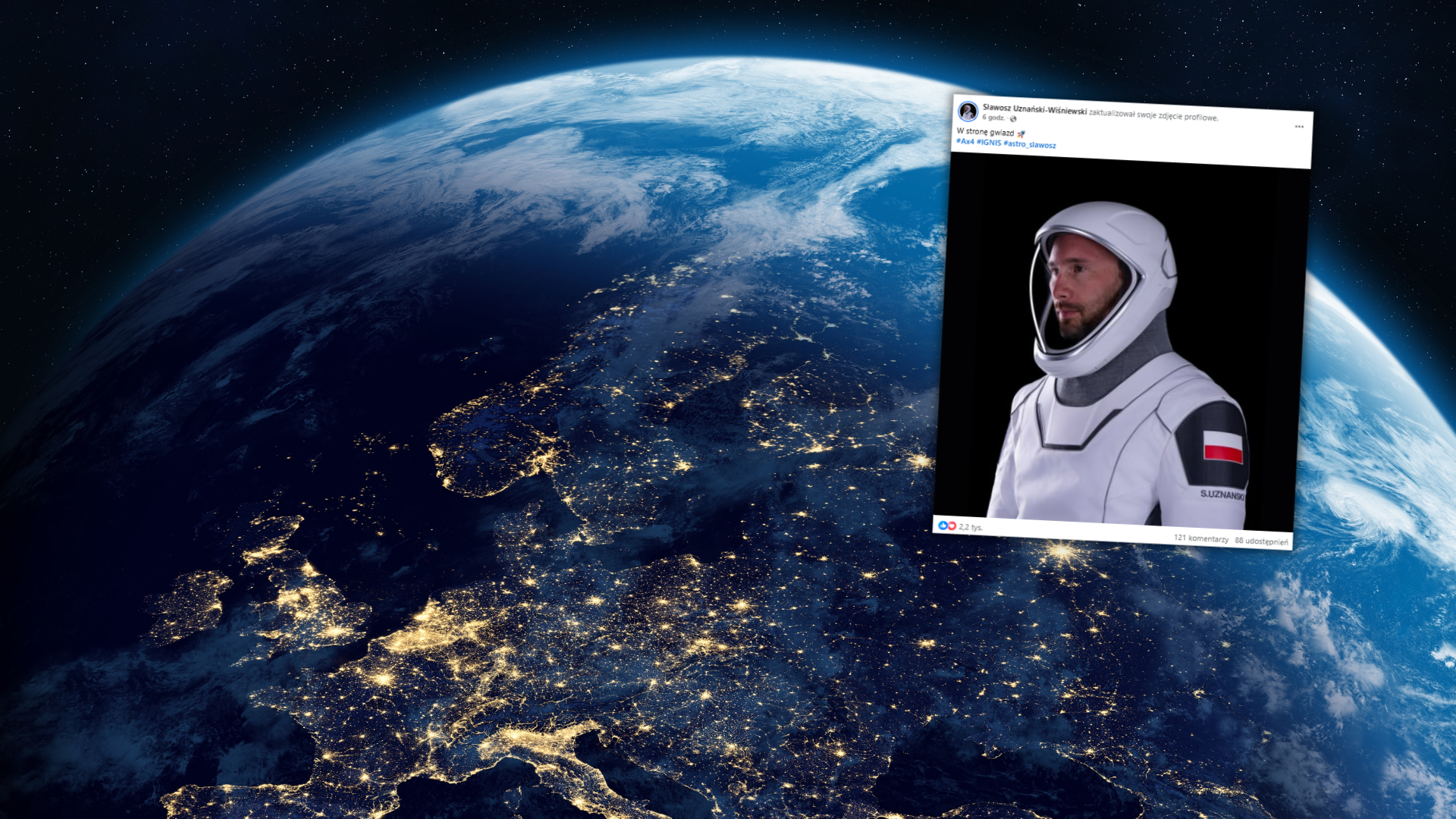 Polski astronauta poleci w kosmos. Jest nowa data startu misji