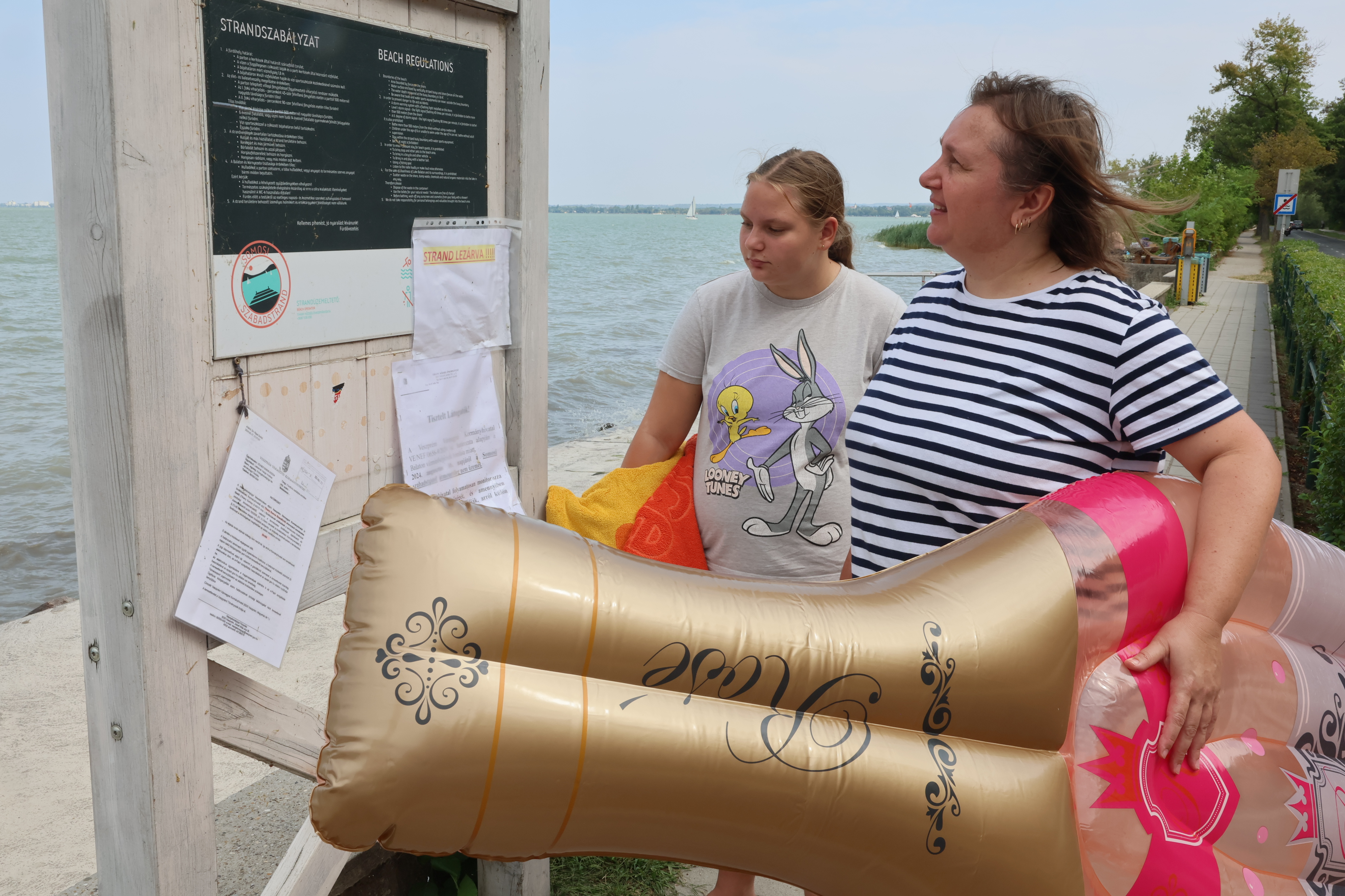 Zárva marad pár napig a fertőző tihanyi strand - Blikk