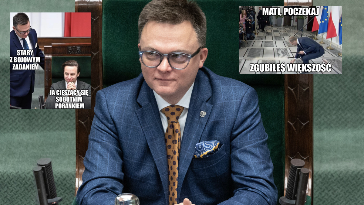 Najlepsze memy o Szymonie Hołowni i Donaldzie Tusku. Internauci w formie