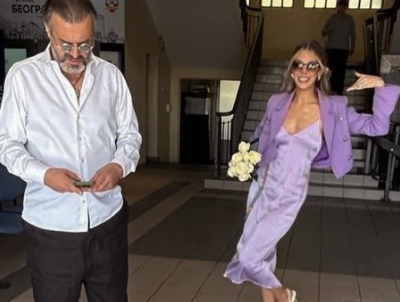 Glumica bila kuma na građanskom venčanju Sergeja i Isidore