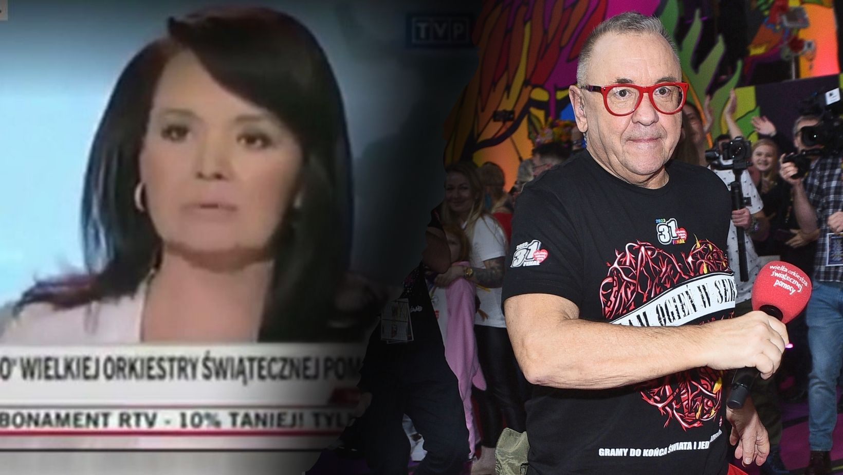 W TVP zadrwiono z TV Republika. Przywołano wypowiedź Danuty Holeckiej o WOŚP