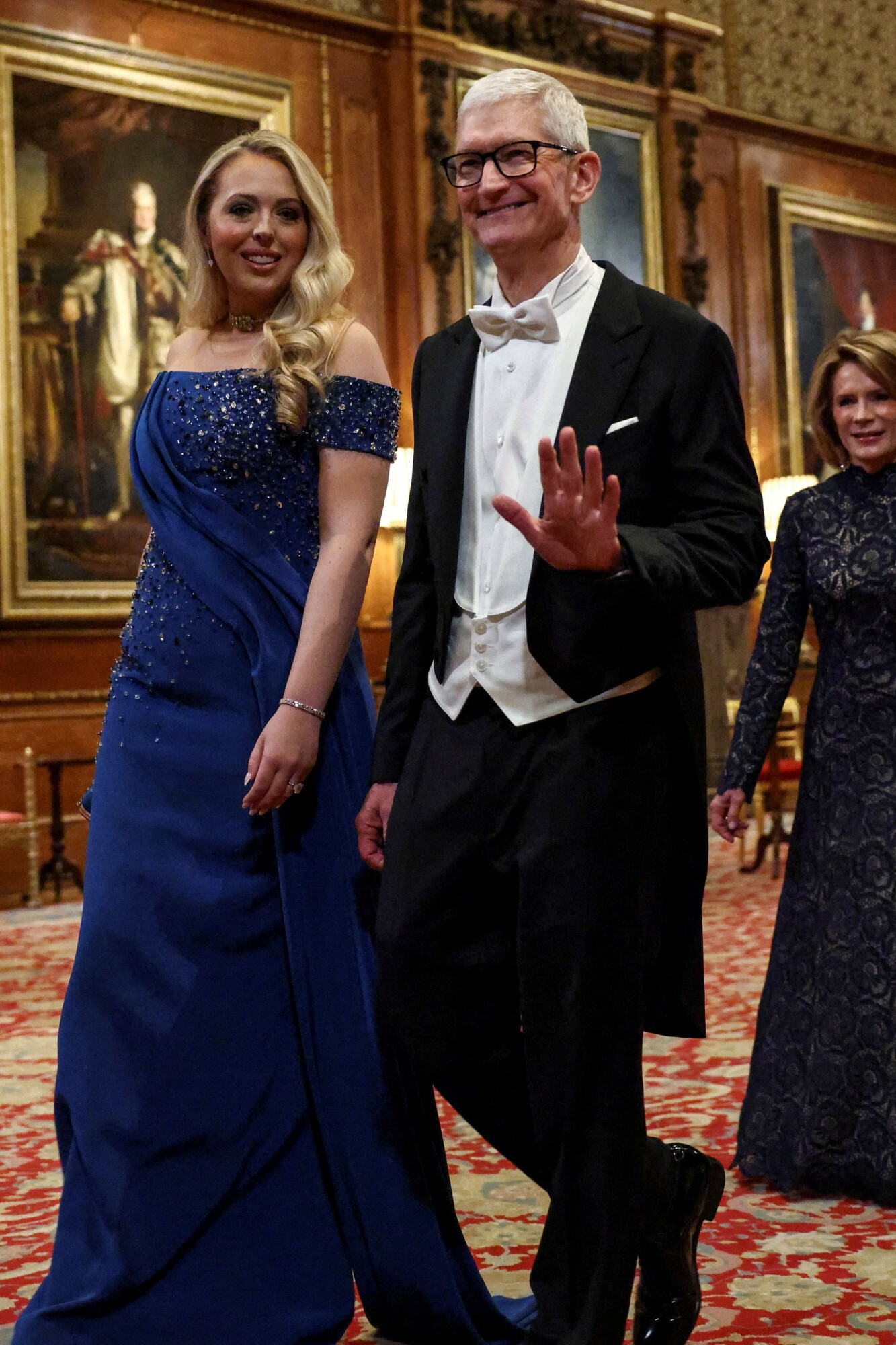Córka Donalda Trumpa w centrum uwagi. Pojawiła się na bankiecie w zamku ...