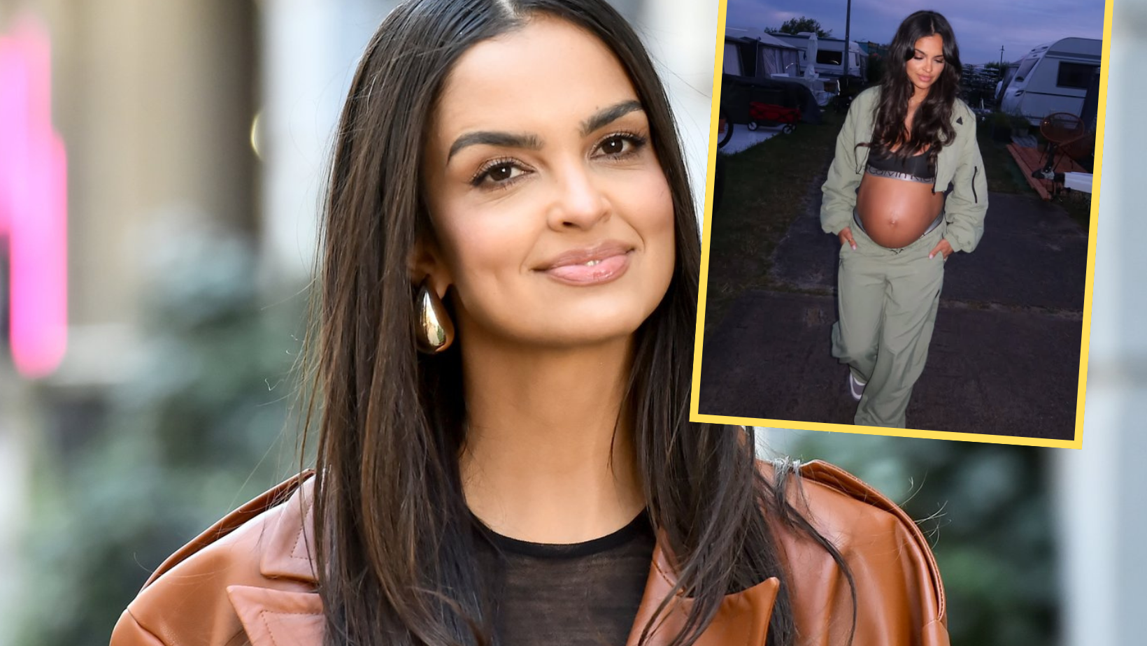 Klaudia El Dursi jest w 40. tygodniu ciąży. Pokazała się w bikini na plaży