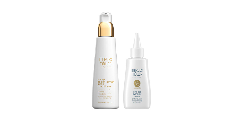 Marlies Möller Anti-age Overnight Serum i Golden Caviar Mask ...