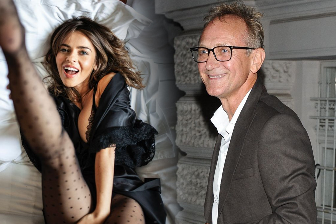 Edyta Herbuś zapozowała w samych rajstopach. Zachwycił się Andrzej Chyra