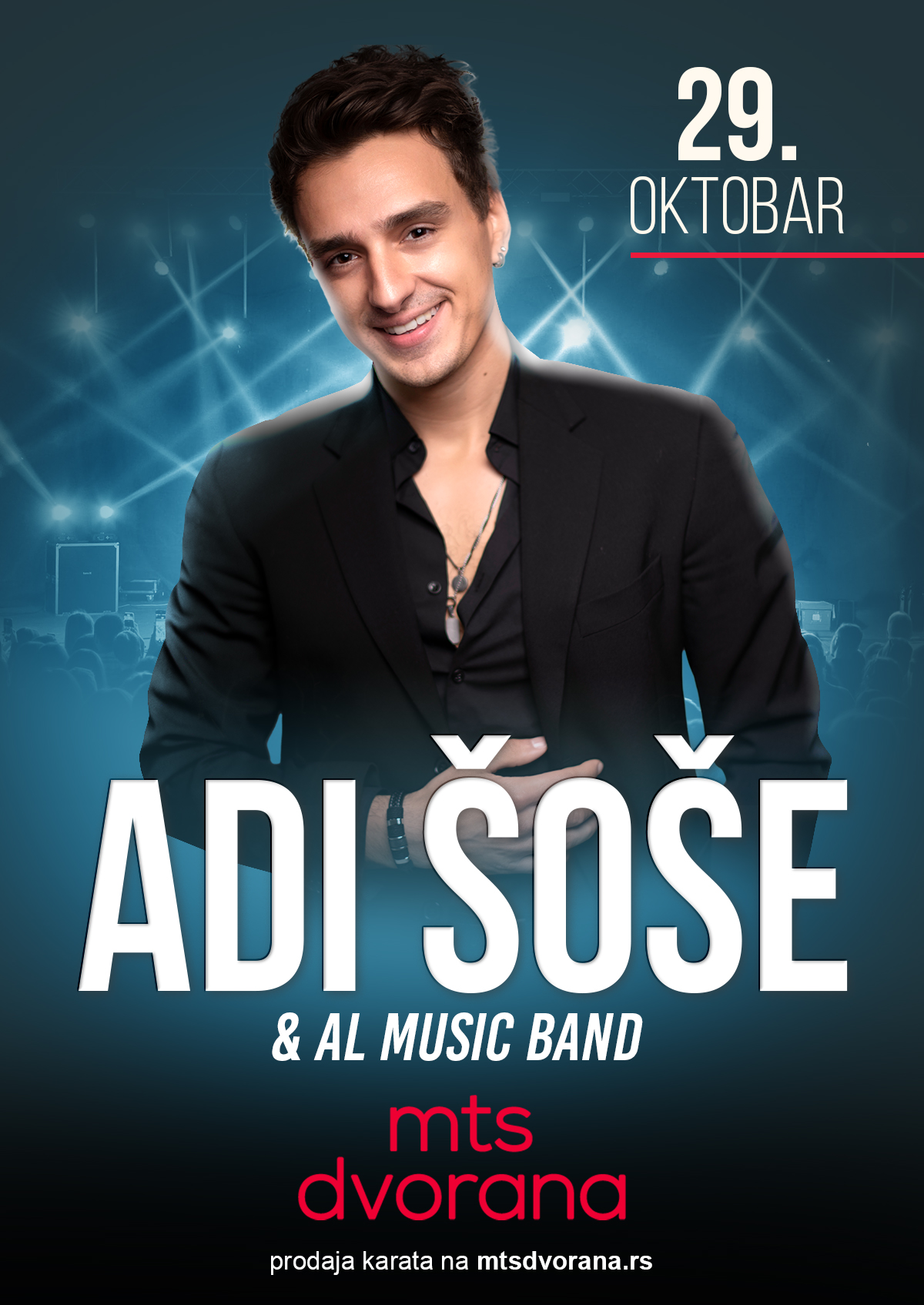 Adi Šoše će održati prvi koncert u Beogradu 29. oktobra u Mts dvorani