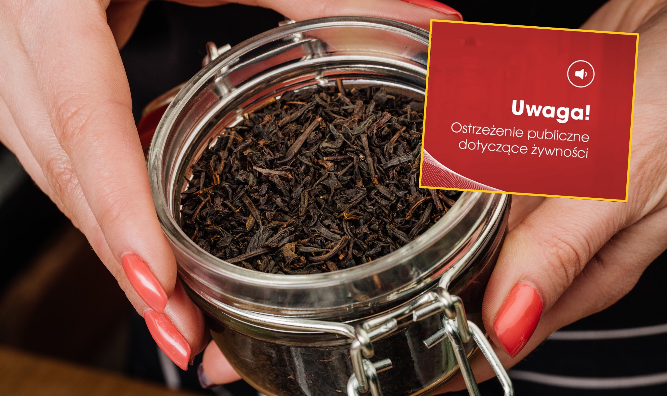 Pestycyd w popularnej herbacie. Sanepid ostrzega: nie spożywać