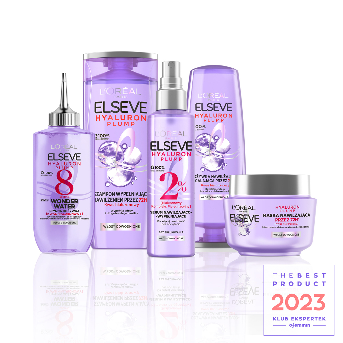Kosmetyki do włosów Elseve Hyaluron Plump opinie