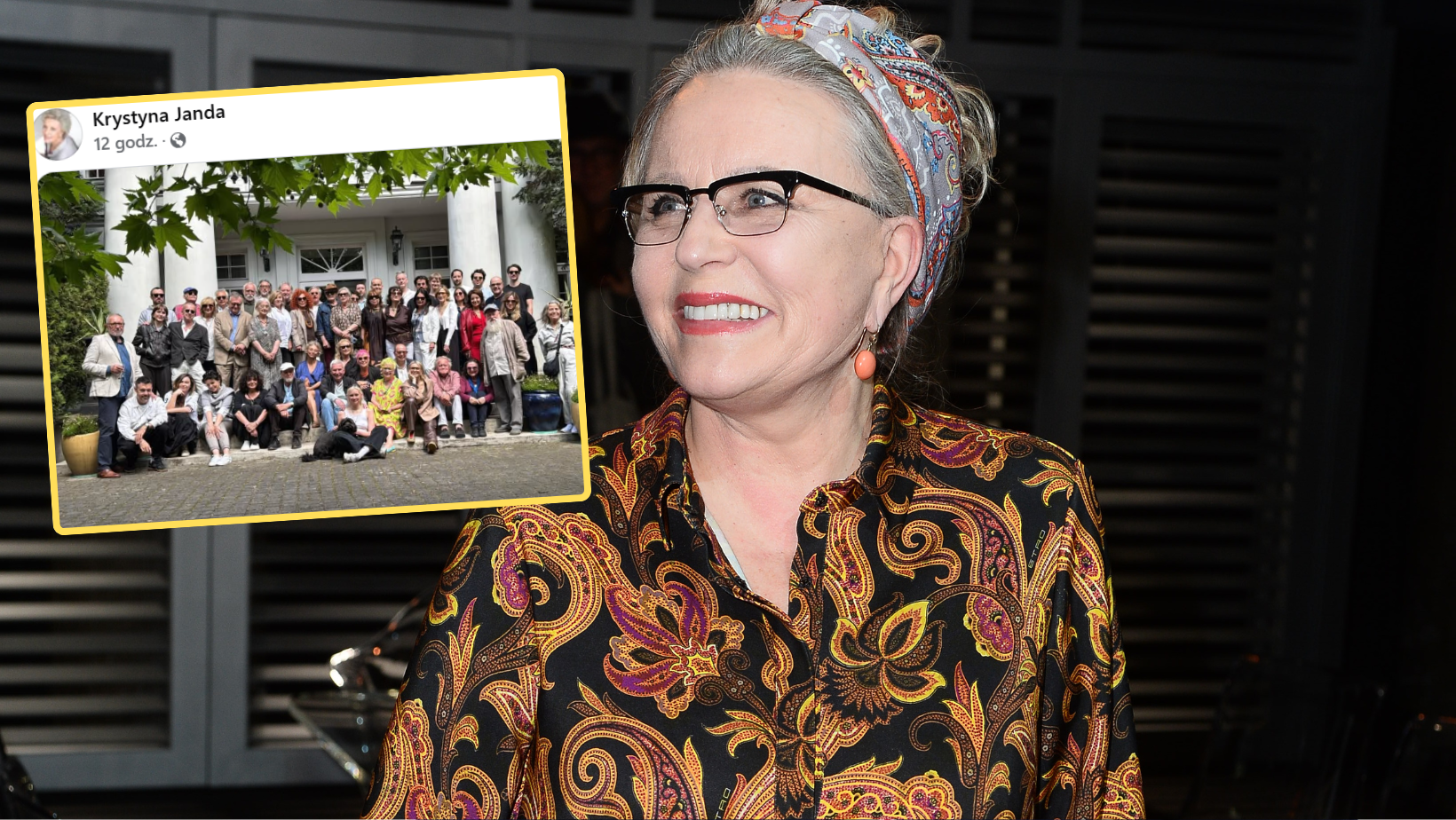 Tłum gwiazd zjechał do willi Krystyny Jandy. "Czekamy na ten dzień cały ...