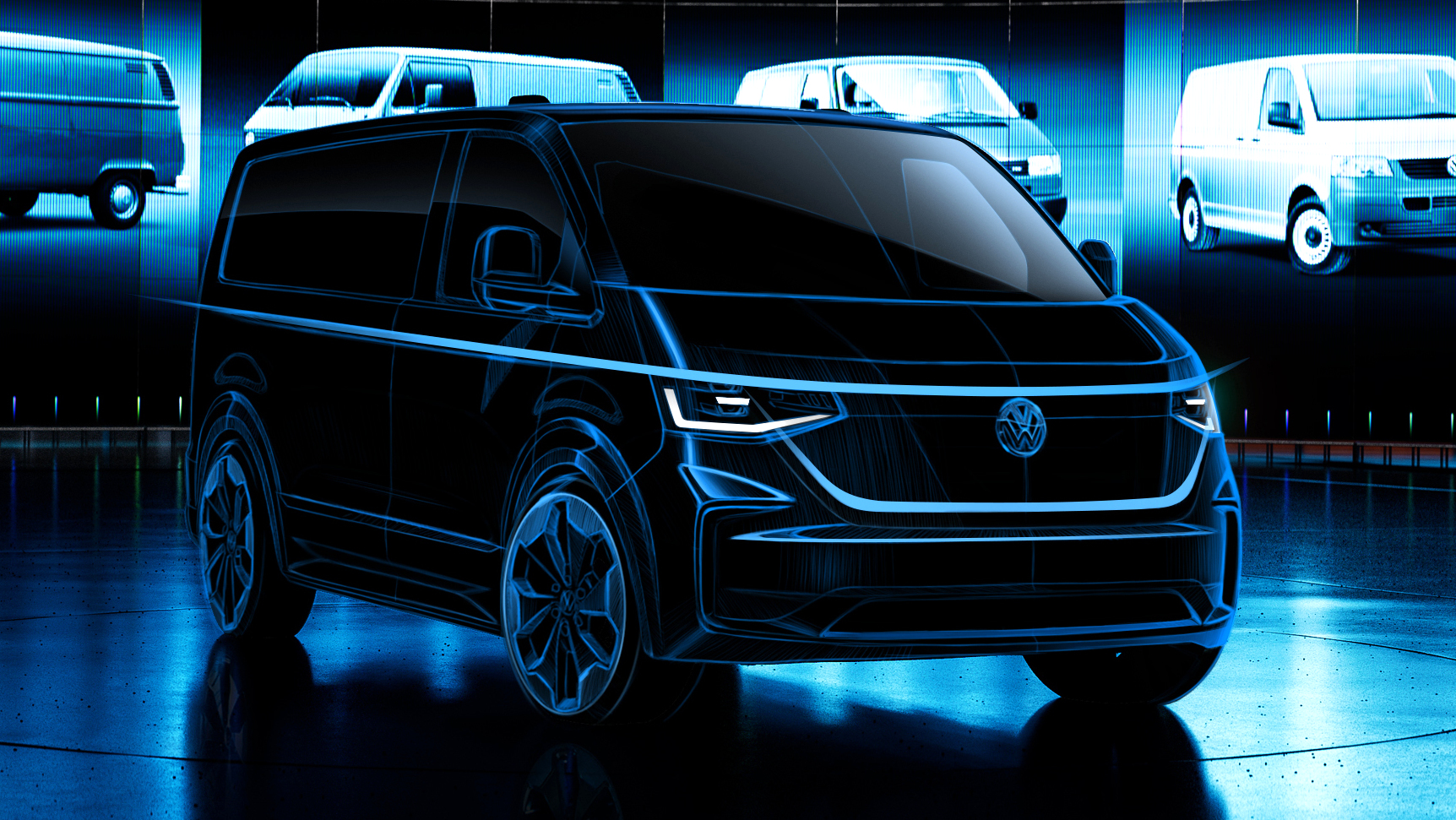 A Volkswagen Transporter új generációja futurisztikusra sikerült - Blikk