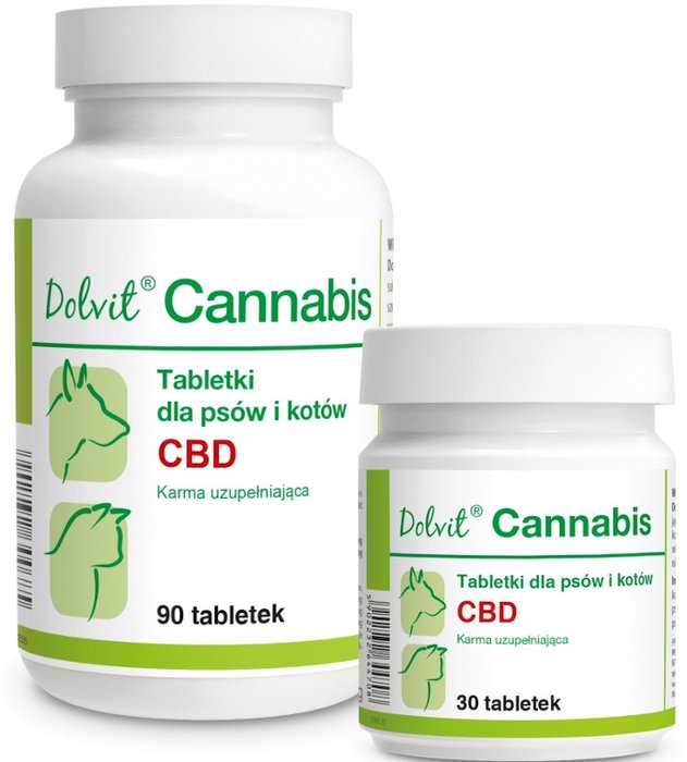Dolfos Dolvit Cannabis suplement diety dla psa i kota 90 tab. - Ceny i opinie na Skapiec.pl