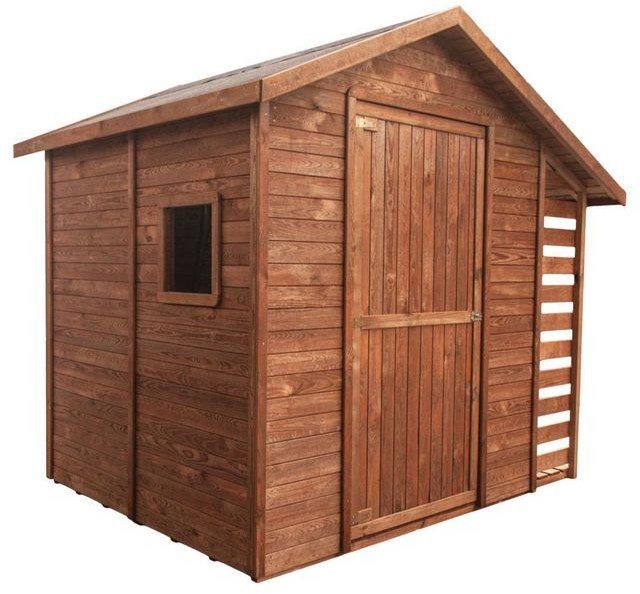 STELMET Domek ogrodowy z drewutnią 2,89 m2 259 x 213 cm STELMET - Ceny ...
