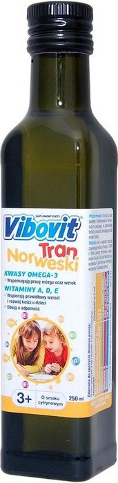 Teva VIBOVIT Tran Norweski 250 ml - Ceny i opinie na Skapiec.pl