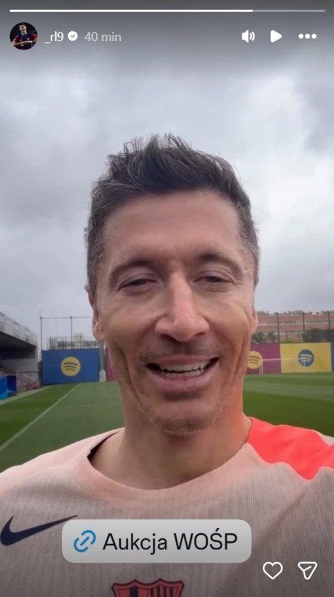 Robert Lewandowski podjął decyzję w sprawie WOŚP. Ledwo ogłosił i już ...