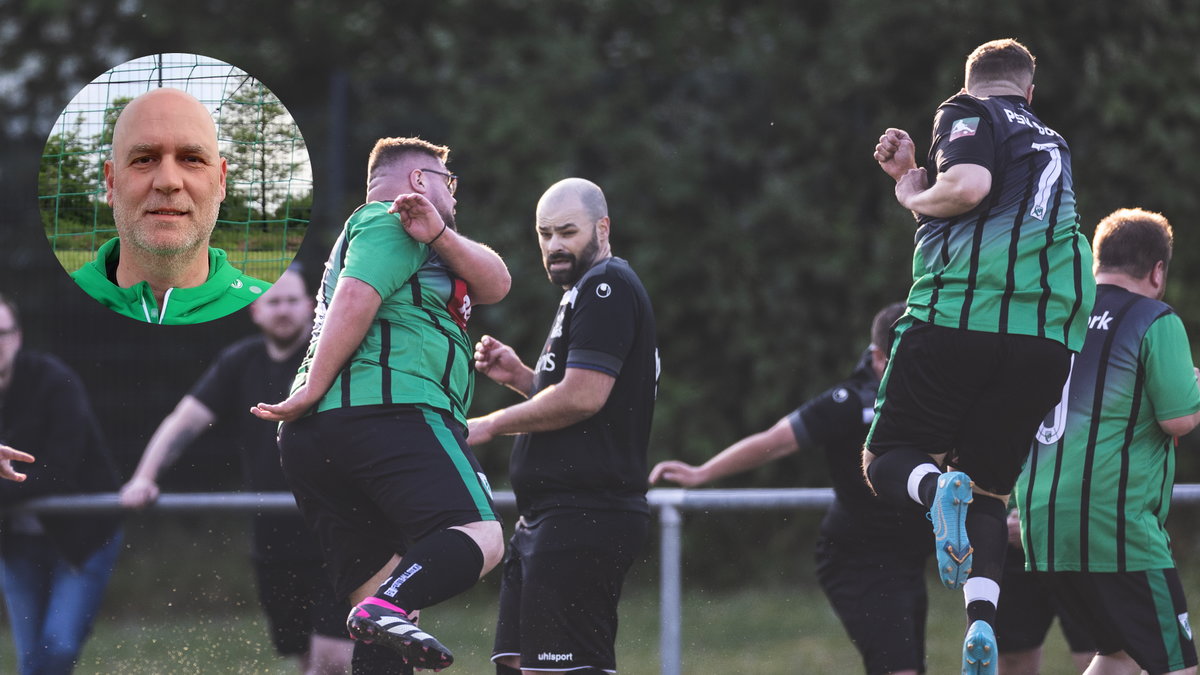 Stworzył nietypową ligę piłkarską. Najciężsi zawodnicy ważą 150 kg ...