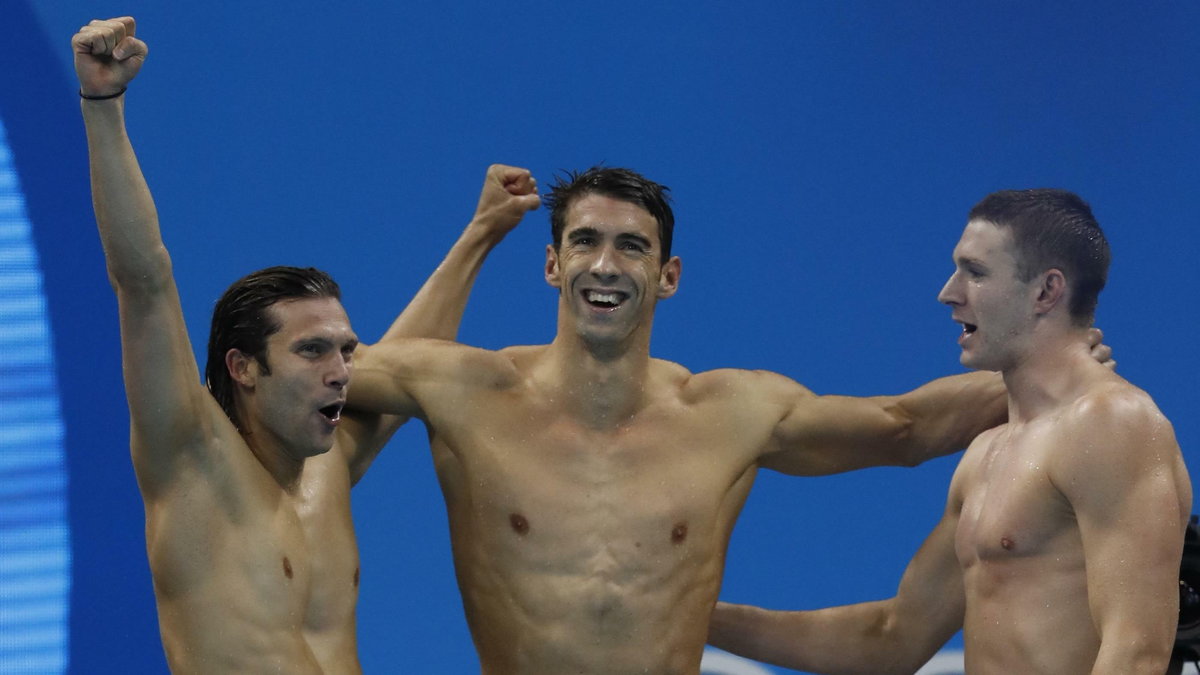 Phelps żegna się z igrzyskami kolejnym złotem. Sztafeta USA ...