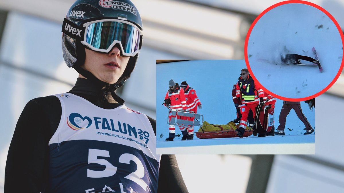 Fatalny upadek na skokach w Ga-Pa! Długa przerwa, potrzebne nosze ...