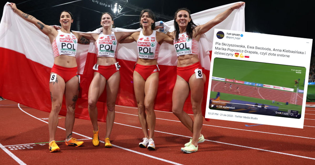 Kapitalny bieg Polek na rekord kraju! Tak sztafeta zdobyła srebro [WIDEO] - Przegląd Sportowy Onet