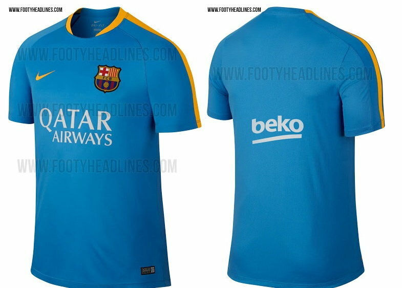 Nowe koszulki treningowe Barcy - Przegląd Sportowy