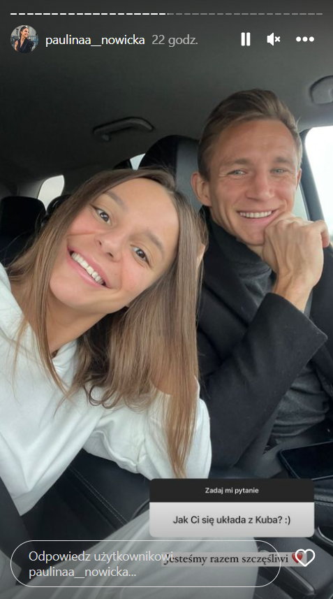Paulina Nowicka zapytana o ślub z Jakubem Rzeźniczakiem. Wymowna ...