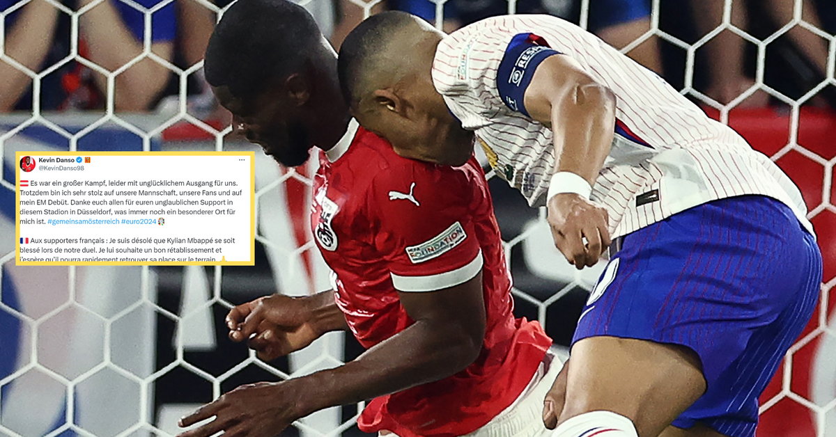 Austriak zamieścił wpis po starciu z Kylianem Mbappe. "Do francuskich ...