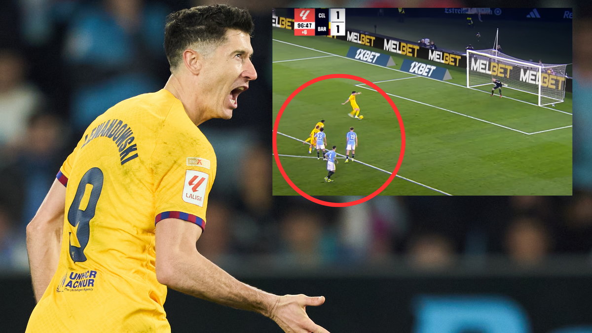 Gol Lewandowskiego z 97. minuty nie powinien być uznany? Burza w Hiszpanii - Przegląd Sportowy Onet