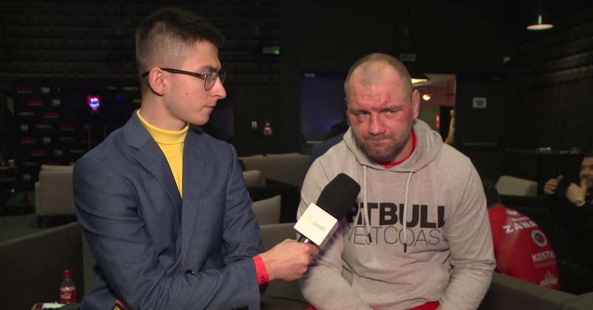 KSW 58: Martin Zawada po walce z Kołeckim: zerwałem mięsień, walczyłem ...
