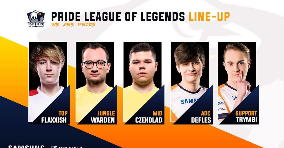 PRIDE ogłasza nowy skład League of Legends! - Przegląd Sportowy Onet