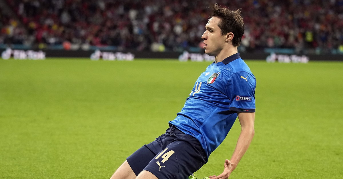 Włochy - Hiszpania. Federico Chiesa wyprowadził Italię na prowadzenie ...