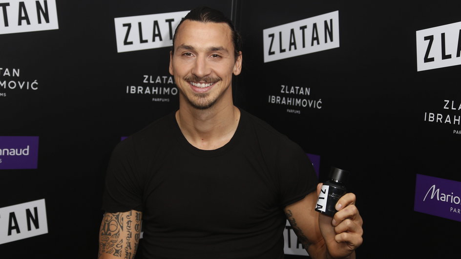 Zlatan Ibrahimovic promuje swoje perfumy - Przegląd Sportowy
