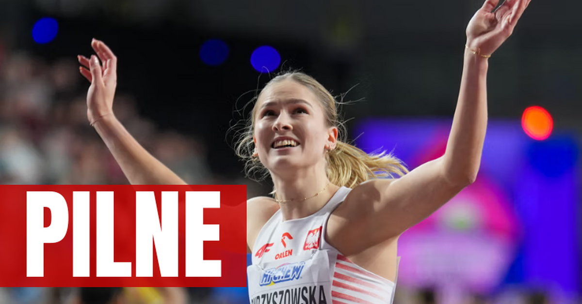 Mamy medal! Skrzyszowska z historycznym krążkiem! Rekord świata w finale - Przegląd Sportowy Onet
