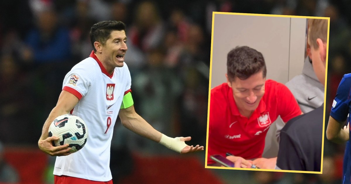 Nazwała Roberta Lewandowskiego "sigmą". Jego reakcja mówi wszystko ...