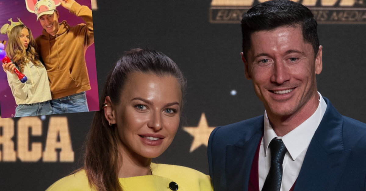Lewandowscy bawili się jak dzieci. Takich ich jeszcze nie widzieliśmy ...