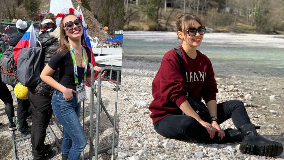 Ukochana Piotra Żyły świetnie się bawiła w Planicy. Marcelina Ziętek ...